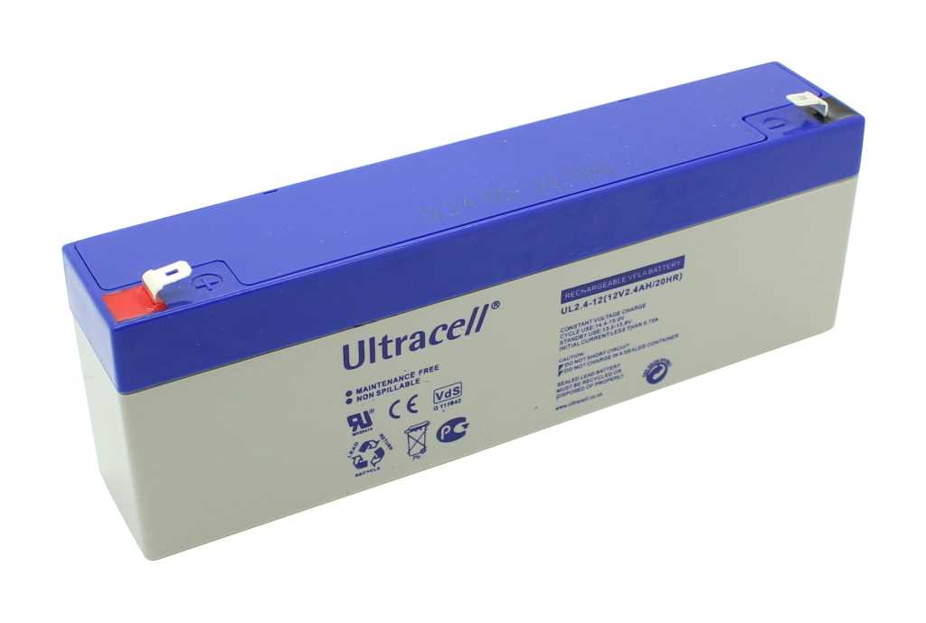 Ultracell UL2.4-12 12V 2,4Ah | batterien-und-akkus.com | Batterien-und ...